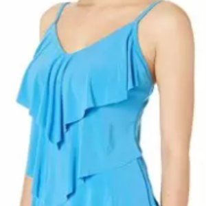 Magicsuit | Swim | Magicsuit Solid Dd Rita Tankini Azure Womens ...